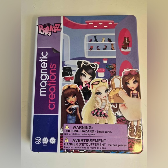 Bratz | Toys | Bratz Fashion Magnetic Creations Play Set In Metal Case ...